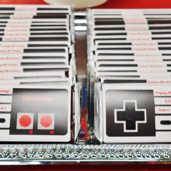 Printable Nintendo NES Controller Hershey's Chocolate Bar Wrapper ...