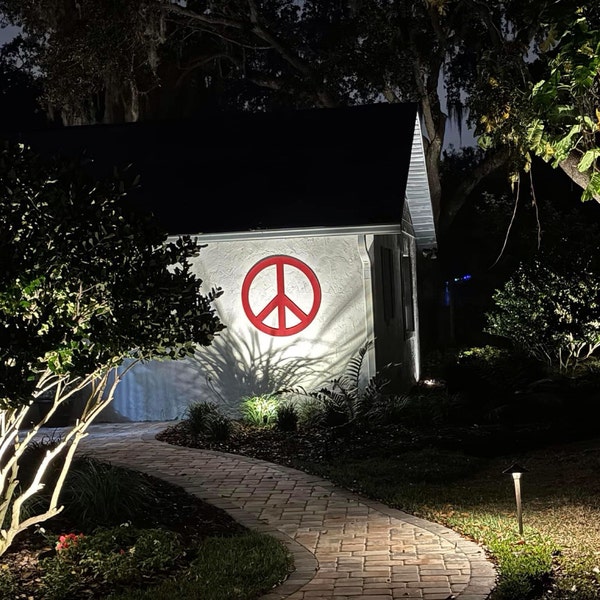 Big Peace Sign 24"-40" Peace Symbol Peace Sign Wall Art Extra Large ...
