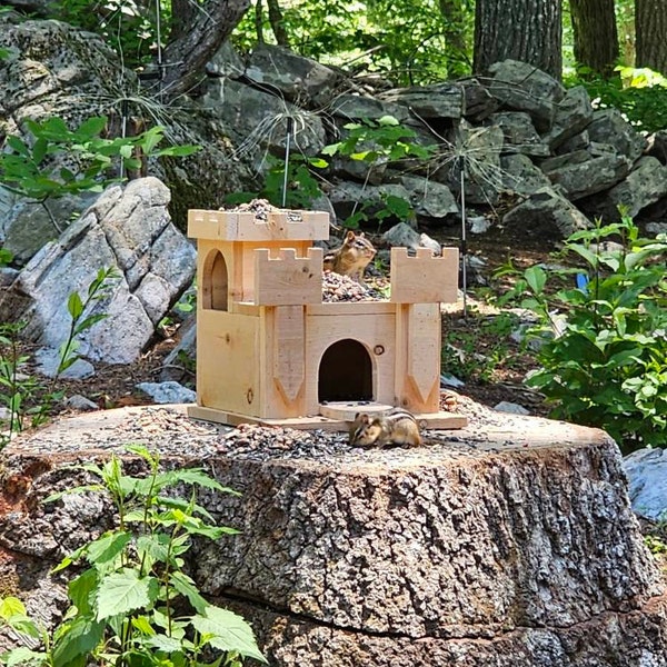 Squirrel House With Predator Guard - Etsy