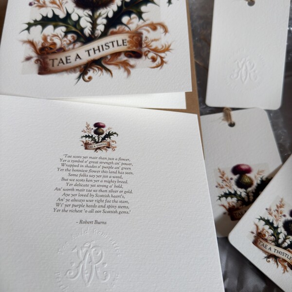 Scottish Blessing Wedding Card With Verse Personalised for the Bride ...