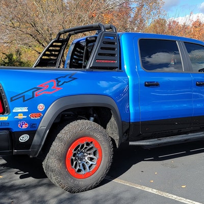 RAM TRX Bedside Decals TRX Eating Raptor Easter Egg Logo set of 2 - Etsy