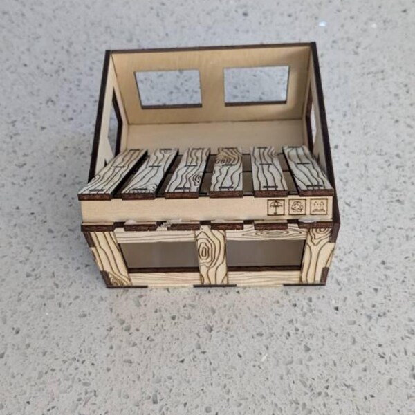 Boxed Pallet Coaster Svg Files, Vector Files for Wood Laser Cutting - Etsy