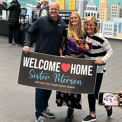 Printable Personalized Welcome Home Return Missionary Poster, Banner ...