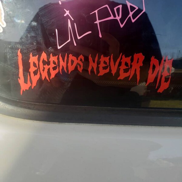 Legends Never Die Vinyl Decal Sticker Colors Available - Etsy