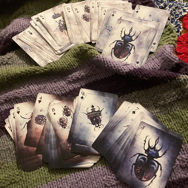 Beetle Playing Cards Double Set 4 Decks: Beetle Royale Premium Poker ... Beetle Playing Cards Double Set 4 Decks: Beetle Royale Premium Poker ...