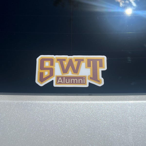 Southwest Texas State University Sticker | SWT Alumni Pride Vinyl Decal ...