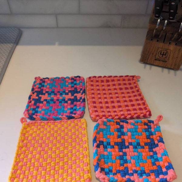 36 White 7" Cotton Potholder Loops: Harrisville Designs (2 Sets of 18) Made in the USA ...