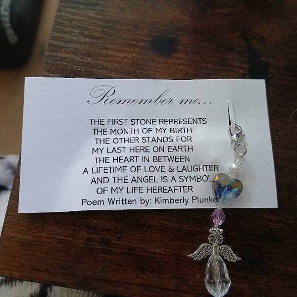 Remember Me Charm Clip - Etsy