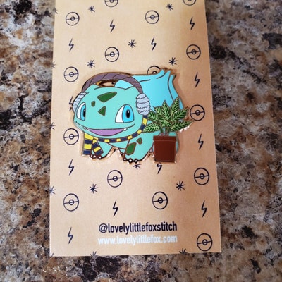 Wizard Pin Magical Bulbasaur Wizard Bulbasaur Pin House Lapel Pin ...