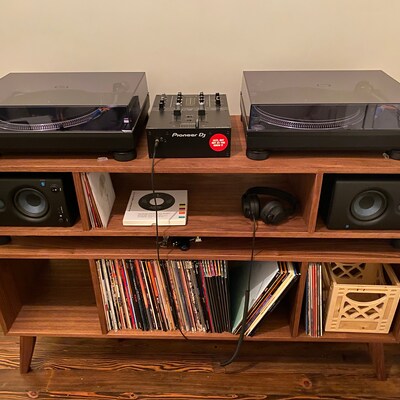 The Modern Hi-fi Stereo and Record Player Credenza Console - Etsy