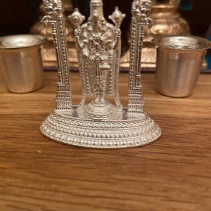 925 Silver Gomatha/ Cow & Calf Silver Gift Items Silver Pooja Items for ...