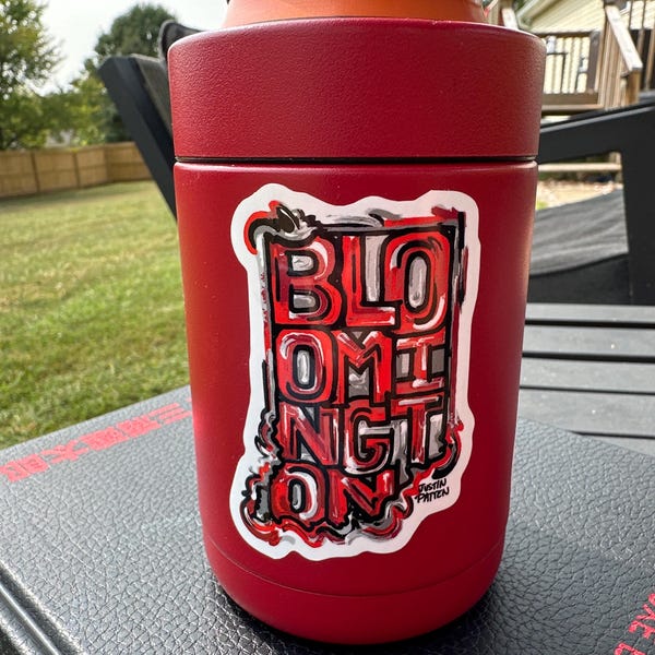 Sticker Purdue Storm Striker Art by Justin Patten Purdue Boilermakers ...