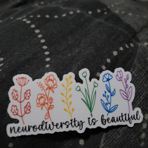 Autism Sticker | Autism Seeing the World Differently | Neurodiversity ...