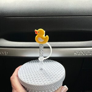 Rubber Duck Straw Topper - Etsy