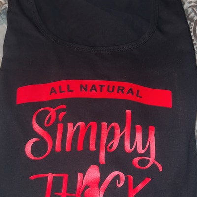 All Natural SVG Simply Thick Naturally Black Thick Girl Cricut Cut File ...