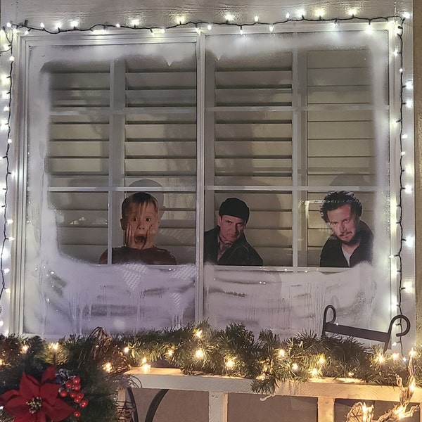 Kevin Mccallister Window Cling Home Alone Christmas Sticker - 15 X 15 ...