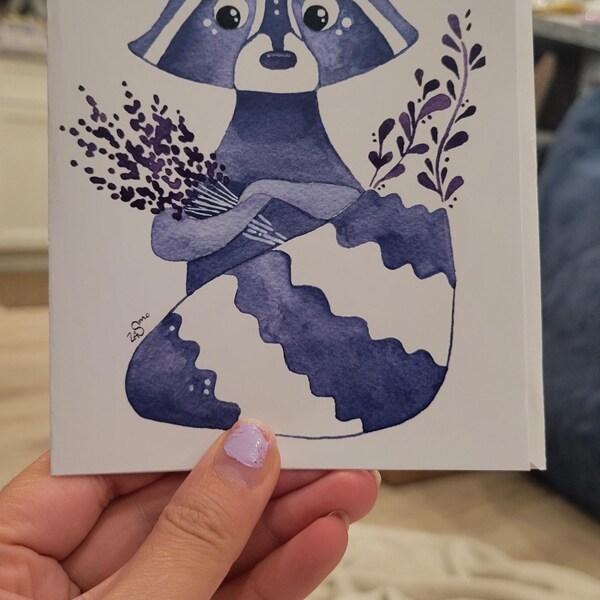 Blueberry Cats Watercolor Print | Carton of Blueberry Cats Wall Art ...