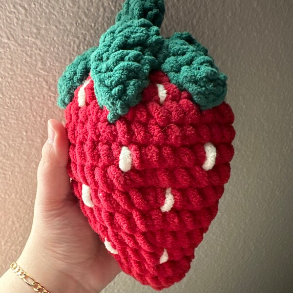 Strawberry Plushie Crochet Pattern Downloadable PDF - Etsy