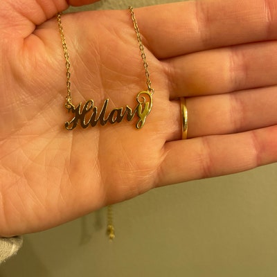 Carrie Font Name Necklace Personalized Carrie Style - Etsy