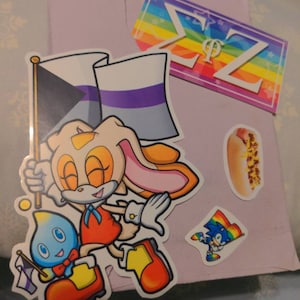 Sonic the Hedgehog Ships OTP Stickers Sonamy Sonally Sonadow - Etsy
