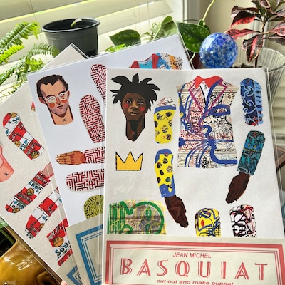 Pablo Picasso Puppet, Articulated Puppet, Cut Out and Make, Craft ...