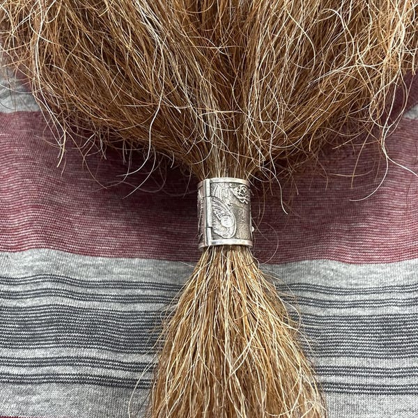Sterling Silver Beard Beads - Hair Beads - Beard Jewelry - Beard ...