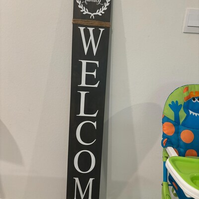 Front Porch Welcome Sign 5 Foot Welcome Sign Crazy Dogs Sign Beach ...