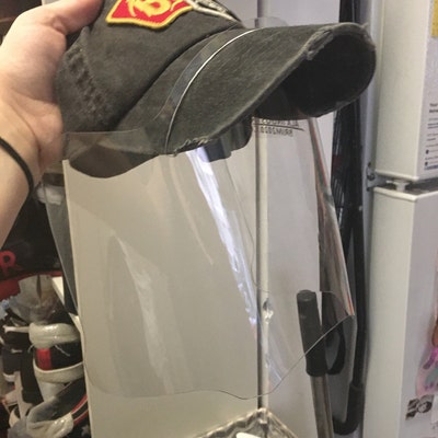 BRIM Face Shield. Use Your Baseball Cap to Hold Face Shield in Place ...