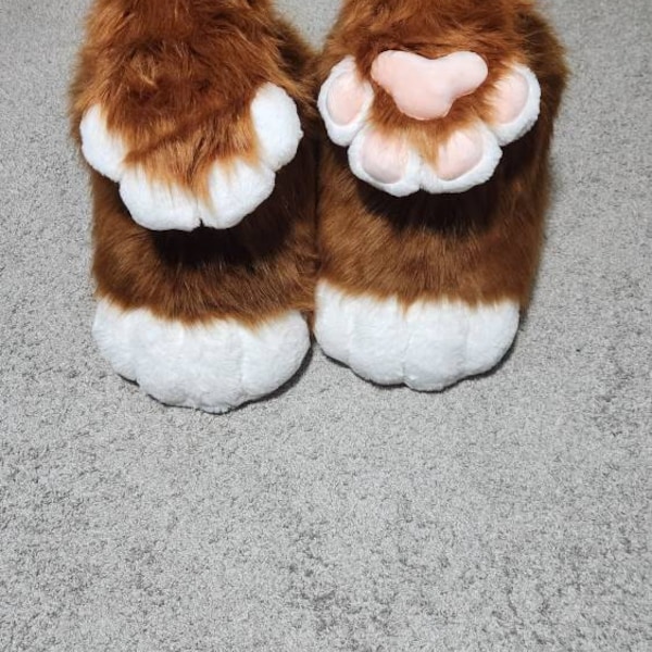 Foot Shell Sheep Feetpaws Hooves Fursuit Feet Furry Paw Shoes Slipper ...