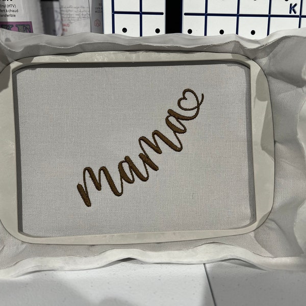 MAMA Embroidery Design, Curve Collar Mama Arched Embroidery Files ...