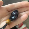 Raw Natural Indian Agate Crystal Shard Necklace. High Grade Crystal ...