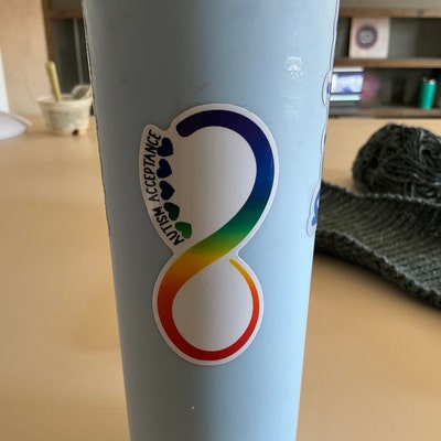 Autism Awareness Sticker Infinity Sticker Decal Rainbow Infinity Symbol ...