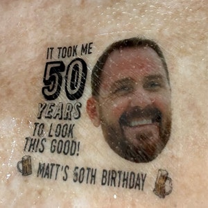 50th Birthday Tattoos, Fifty & Fabulous, 50 and Fabulous, 50th Birthday ...