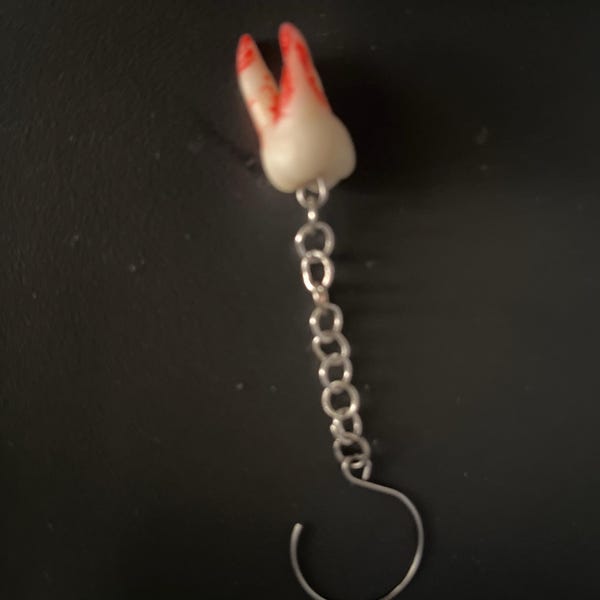 Gothic Teeth Choker, Human Tooth Necklace, Handmade Molars, Oddities ...