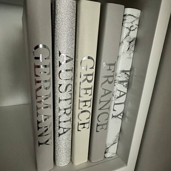 Coffee Table Book Set | Coffee Table Decor | Book Decor | Decorative ...