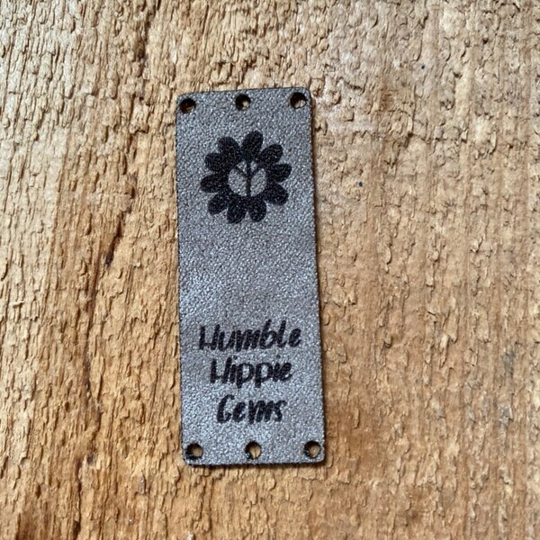 Custom Ultra Suede Garment Tags/personalized Garment Labels/2"x0.75 ...