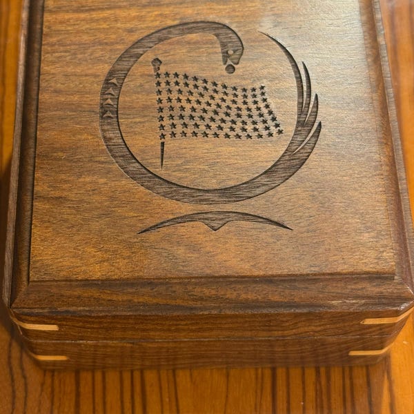 Personalized Executive Nautical Brass Gimbaled Compass in Wooden Box ...