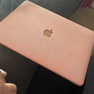 Frosted Leather Pink Hard Case Cover for Macbook Air 13 - Etsy