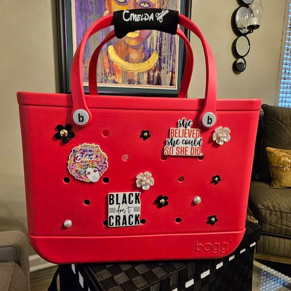 Bogg Bag Handle Cover - Personalized Luggage Handles - Lunchbox Handle ...