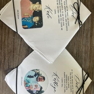 CUSTOM PHOTO Memorial Wedding Gift for Bride, for Groom, Memorial ...