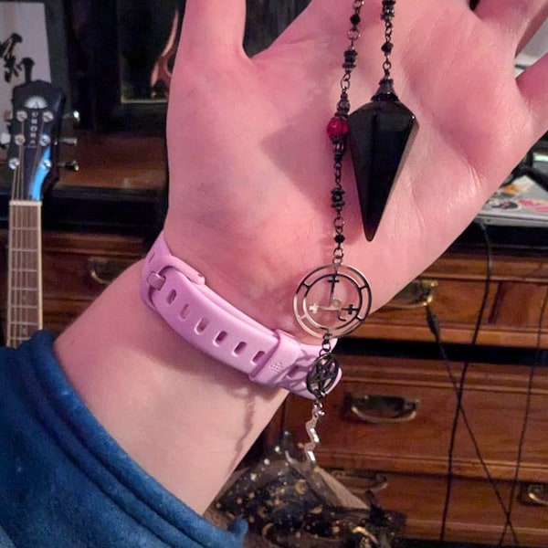 Hekate Prayer Beads With Hekate's Wheel, Snake and Skeleton Key, Rosary ...