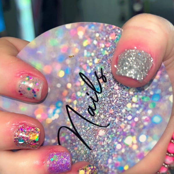 Kirsten's Trio- Sugar Fix Glitter Dip Powder, Nail Dip Powder, Sweet ...