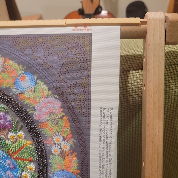 Needlepoint Embroidery Tapestry Wooden Scroll Frame Made of Organic ...