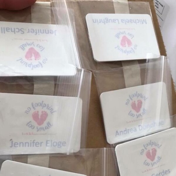 Plastic Name Badge With Magnetic Backing - Logos Included - Etsy