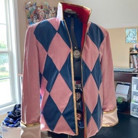 Diamond Pattern Jacket - PDF Sewing Pattern + Tutorial｜male M Size ...