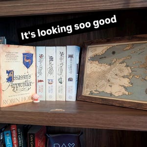 3D Wood Engraved Farseer Map Six Dutchies Map Assassin's Apprentice Map ...