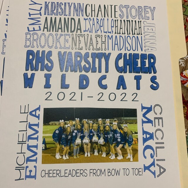 Cheer Poster Ideas