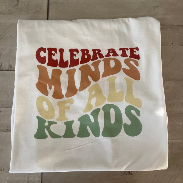 Celebrate Minds of All Kinds Svg, Autism Svg, Special Education Svg ...