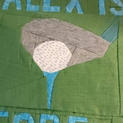 Golf Let's Play Collection Foundation Paper Pieced Quilt Pattern PDF - Etsy