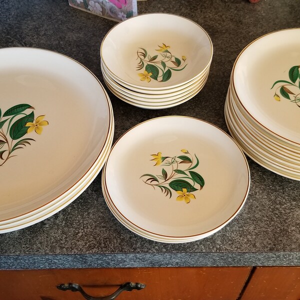 Taylor Smith Taylor Currier and Ives Blue Dishes 15 Pieces - Etsy